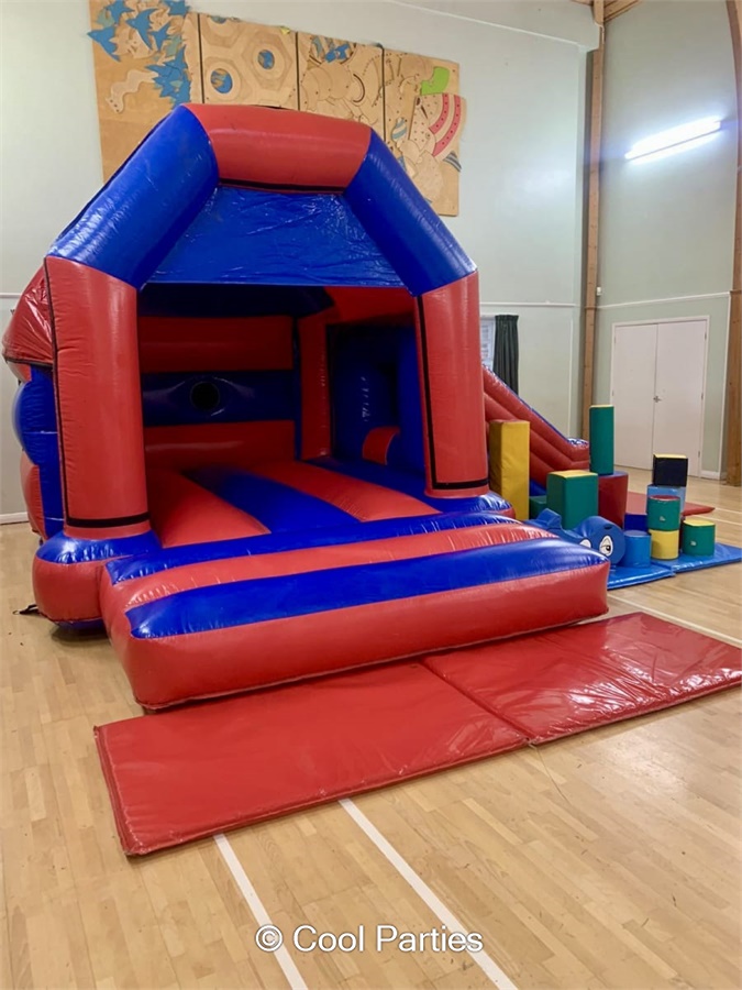 Classic Blue & Red Bounce n Slide (NEW) - Inflatables Bouncy Castle ...